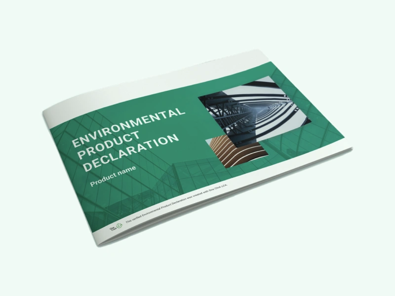 Create environmental product declarations (EPD) fast | One Click LCA